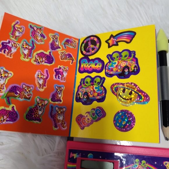 Lisa Frank | Office | Vintage Lisa Frank Planner Organizer Groovy ...